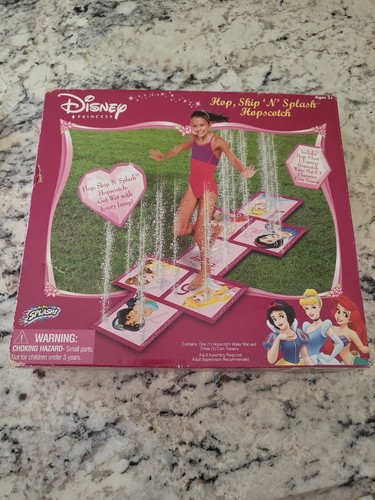 Disney Princess Hop Skip 'N' Splash Hopscotch Water Splash Pad ...