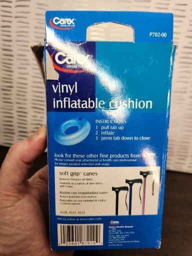 Carex Inflatable Pillow Cushion Vinyl for | eBay