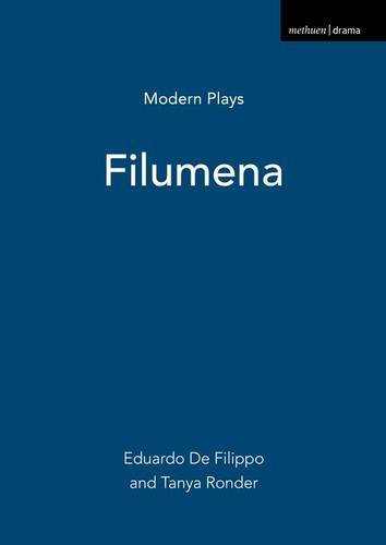 NEW BOOK Filumena by De Filippo, Eduardo;Ronder, Tanya (2012 ...