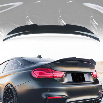 PSM Style For BMW F30 F80 335i 328i Gloss Black Rear Trunk Spoiler Wing ...