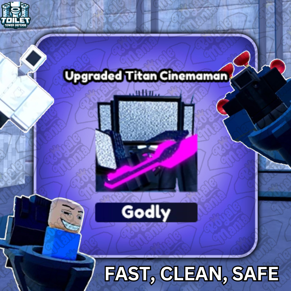 🚽 ROBLOX - UPGRADED TITAN CINEMAMAN in Toilet Tower Defense (TTD ...