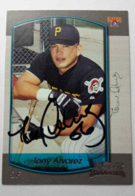 Tony Alvarez Autograph Rare Pittsburg Pirates | eBay
