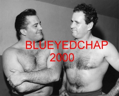 MAGNIFICENT MAURICE & JOHNNY BAREND WRESTLER 8 X 10 WRETSLING PHOTO NWA ...