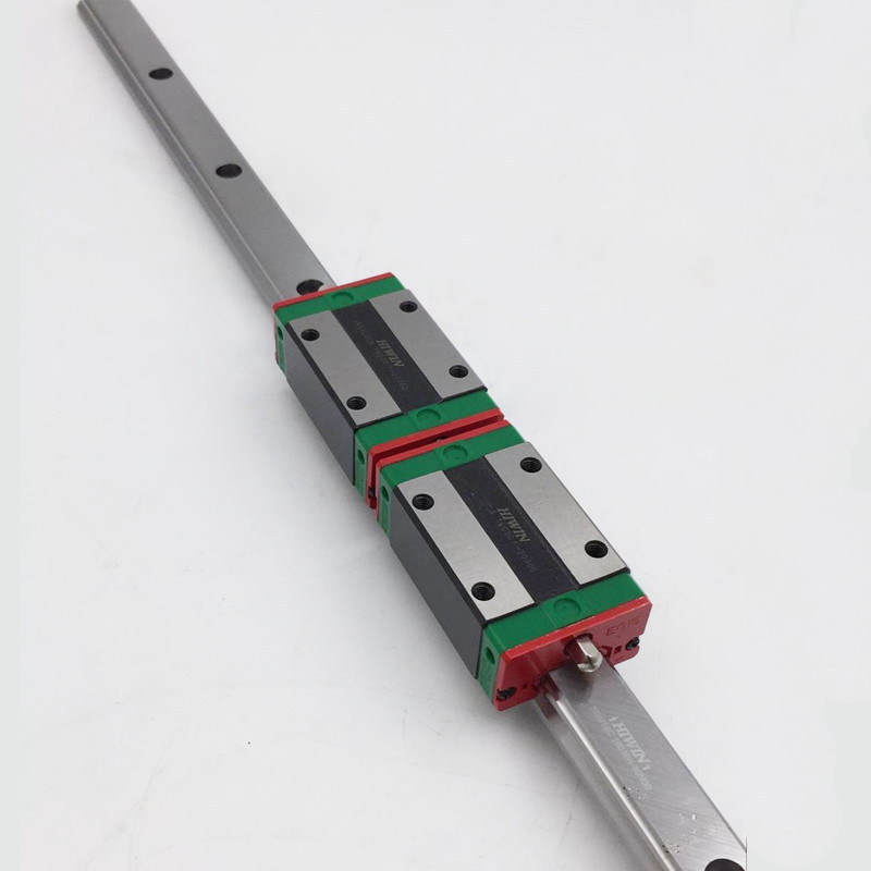 HIWIN HGR20 20mm Linear Guide Rail & 2pc HGH20CA Rail Block Carriage ...