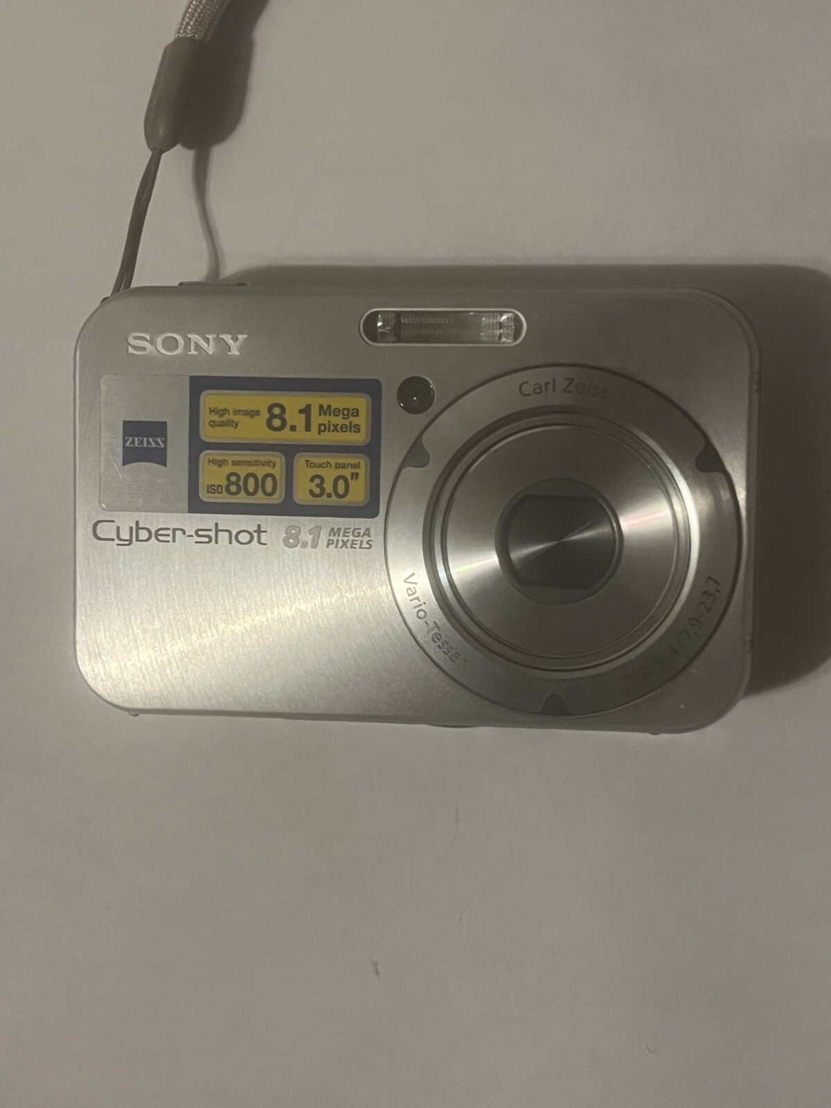SONY CYBER-SHOT DSC W230 Blue Digital Camera with Case, Battery, 8MB ...