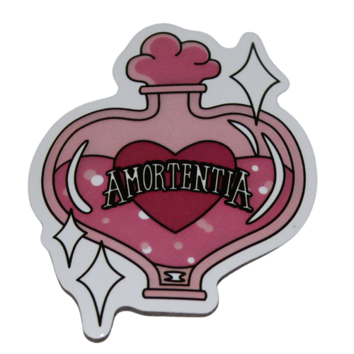 Amortentia Obsession Love Potion Pink Heart Forbidden Sticker | eBay