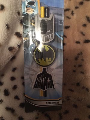 Batman Kids Stationery Eraser And Pencil Set Bnip Free Post (ACC20 ...