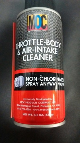 MOC Throttle Body & Air Intake Cleaner Spray 4.5oz automotive car truck ...