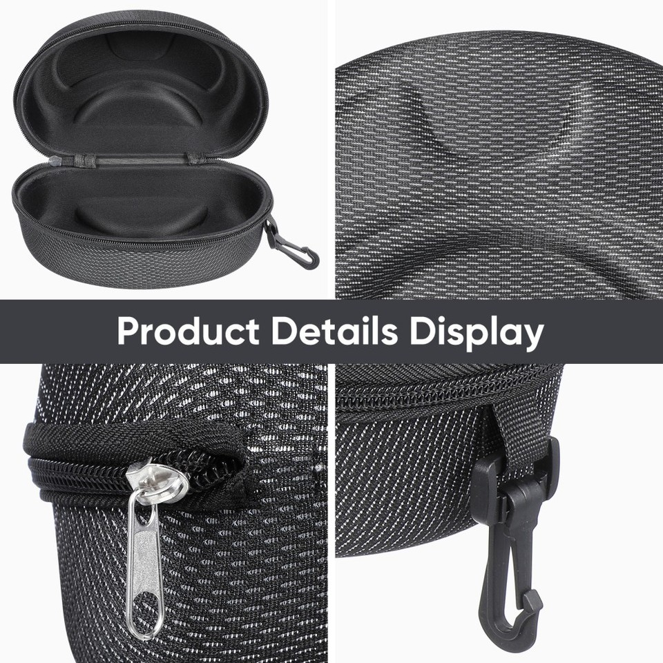2 Pcs Motorcycle Goggles Box Travel Ladies Sunglasses Ski Case Hard ...