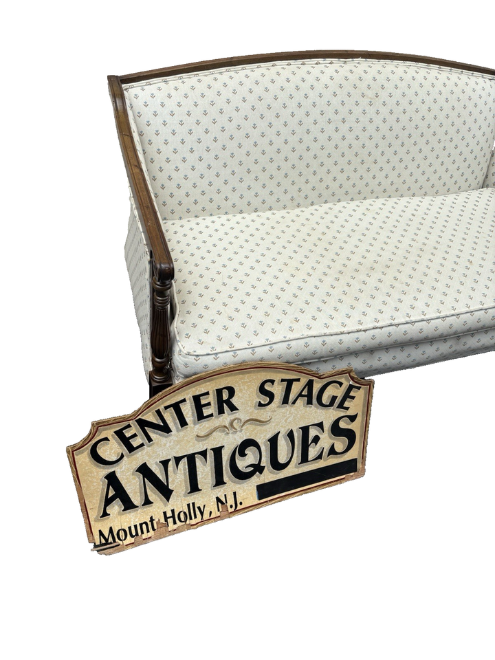 66809 Hepplewhite SAM MOORE Mahogany Loveseat Sofa Couch Chair | eBay