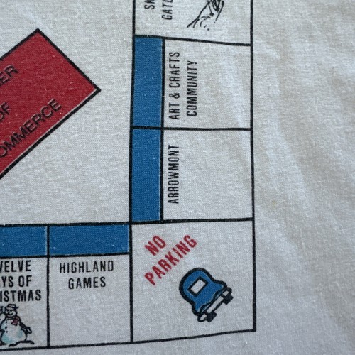Vintage Gatlinburg T Shirt Monopoly Parody 80s / 90s Single Stitch ...