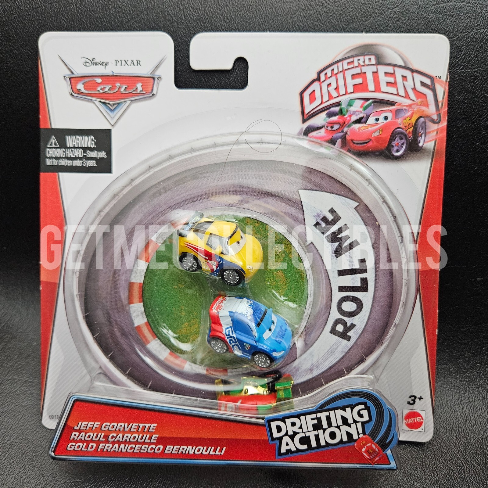 DISNEY PIXAR CARS MICRO DRIFTERS GOLD FRANCESCO BERNOULLI JEFF RAOUL ...