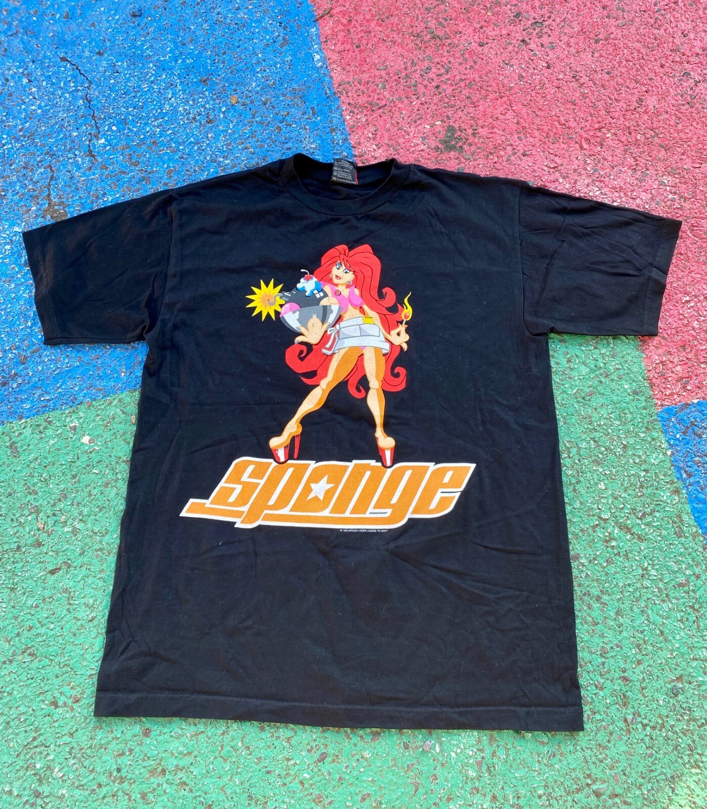 Vintage 1999 Sponge New Pop Sunday Alt Rock Band Tour Music Graphic ...