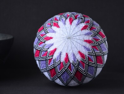 Japanese temari ball, String art decor, House warming gift, Decorative ...