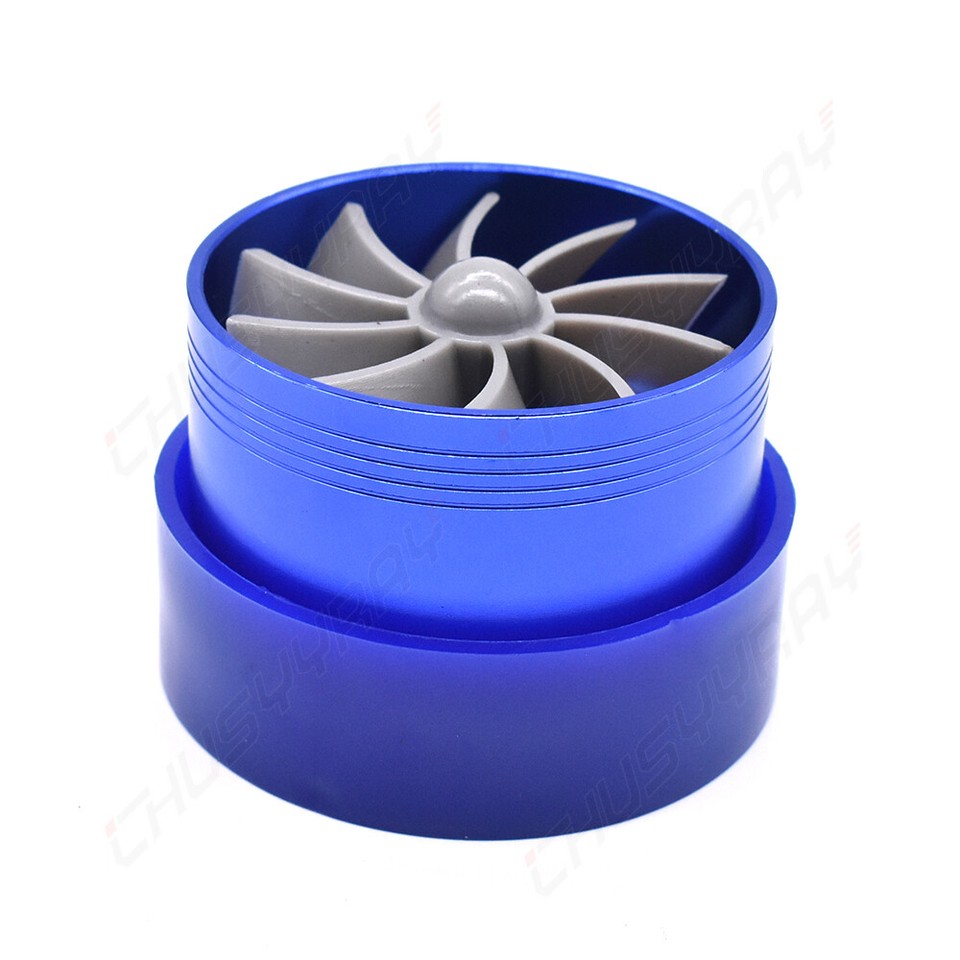 Car Air Intake Fan Supercharger Engine Enhancer Turbo Gas Fuel Vortex ...