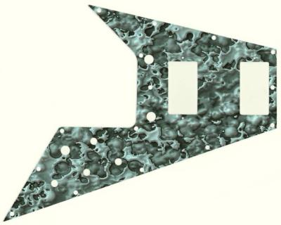Gibson Flying V Pickguard for '67 Re-Issue Guitar Custom Graphical Mold ...