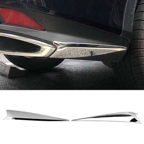 Chrome Steel Rear Bumper Diffuser Guard Strip Trim For Lexus RX350 450h ...