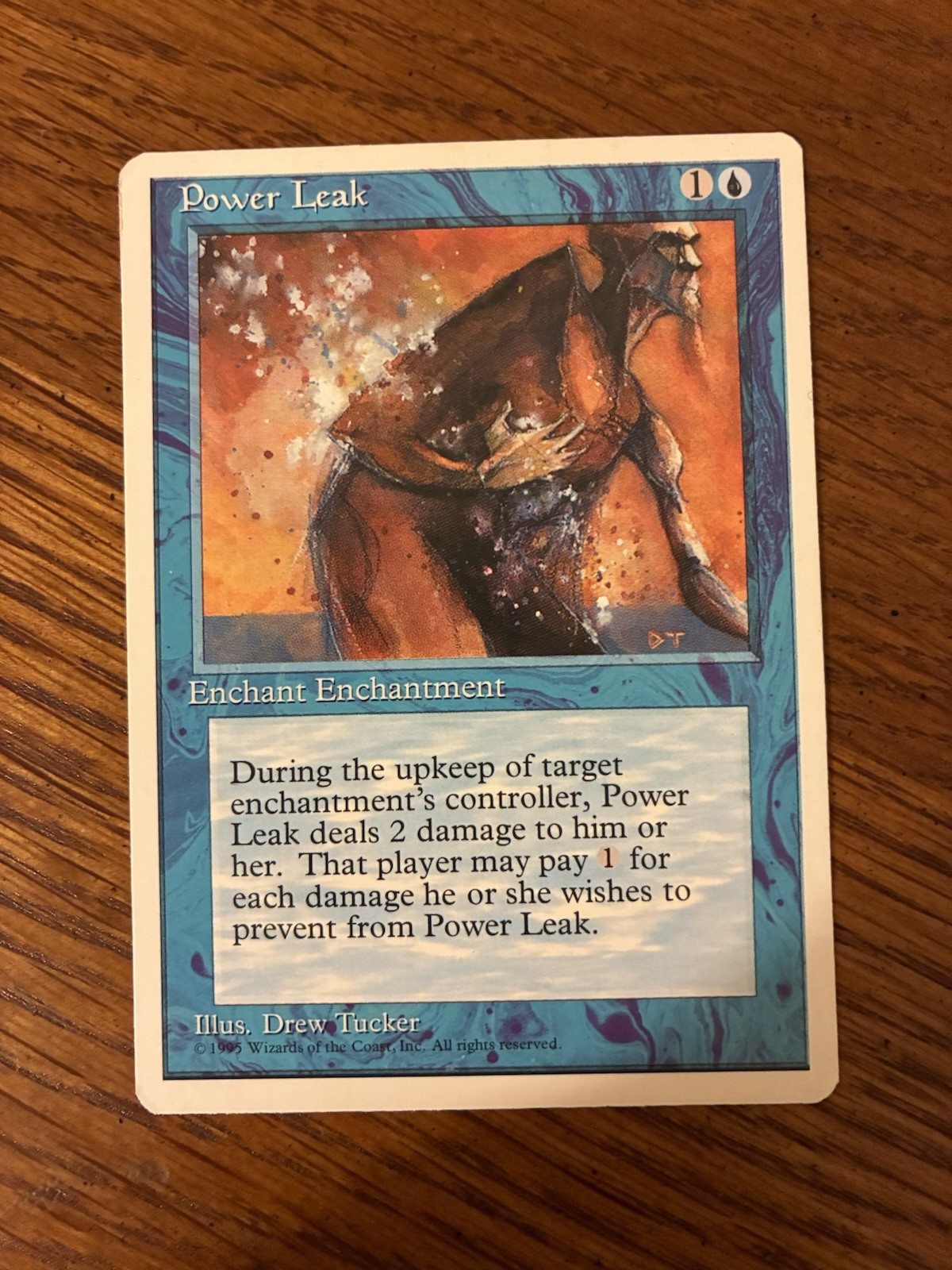 ***Power Leak*** MTG Alternate 4th Edition Magic. M4 | eBay