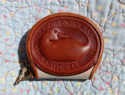 Vintage Dooney and Bourke Big Duck Coin Purse ~ Bone / Tan ~ U.S. ~ No ...