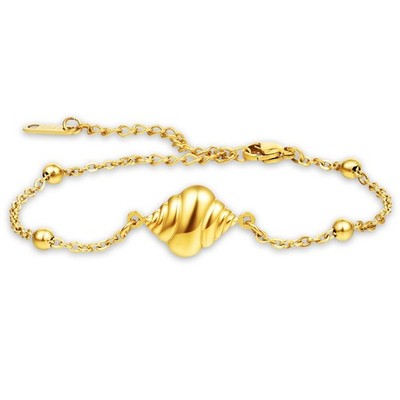 Gold Cross Bracelet for Women, Stainless Steel Adjutable Bracelets, 14K ...