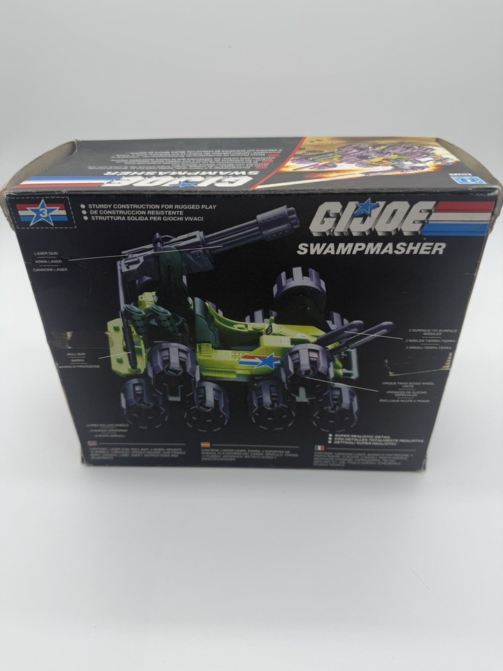 1988 Vintage Hasbro GI Joe ARAH Swamp Masher Complete Boxed Sealed ...