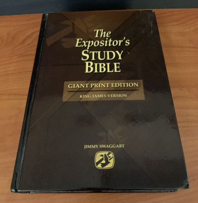 The Expositor's Study Bible - Giant Print Jimmy Swaggart KING JAMES ...