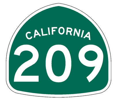 California State Route 209 Sticker Decal R1023 Highway Sign Road Sign ...