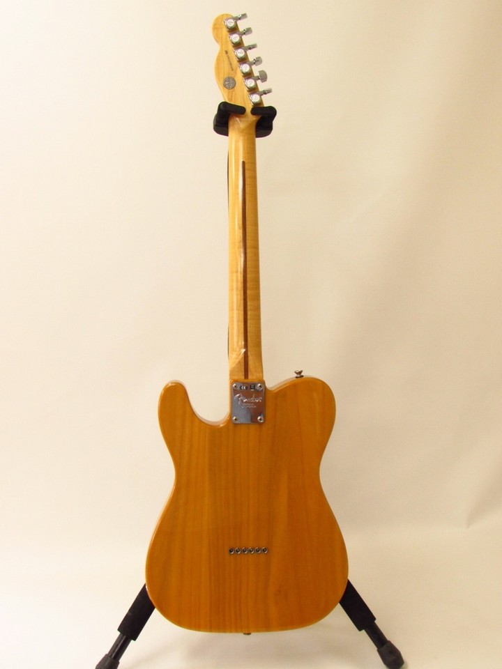 Fender Select Carved Maple Top Telecaster Amber 2012 Used Maple Neck w ...