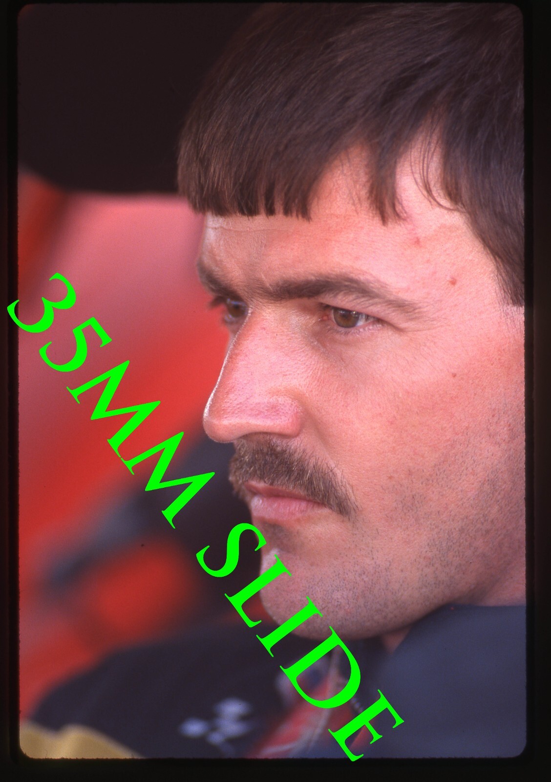 35MM ORIGINAL SLIDE - DAVEY ALLISON #28 TEXACO AWESOME CLOSE UP SHOT ...