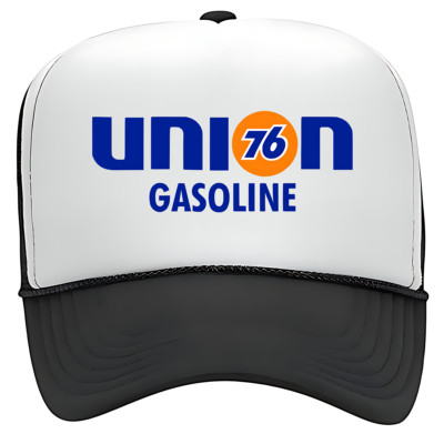Vintage Union 76 Gasoline Hat Foam Trucker Style Mesh Snapback High ...