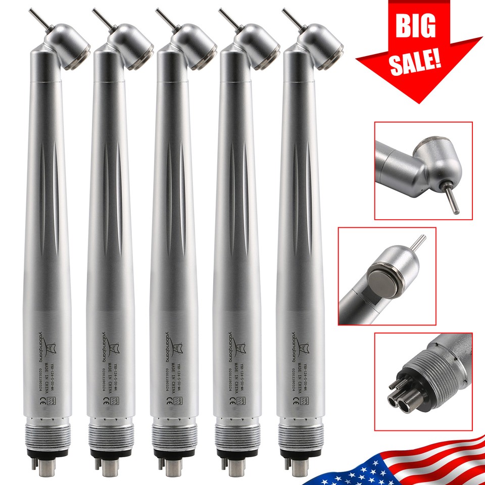 1-5*Yabang Dental 45° angle Surgical High Speed Handpiece 4Hole fit NSK ...