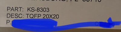 10 Kostat IC TQFP Tray 20x20 20x20x1.4 KS-8303 | eBay