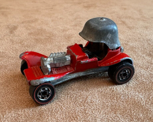 1969 Hot Wheels Redline Red Baron Vintage diecast Car helmet Made In ...