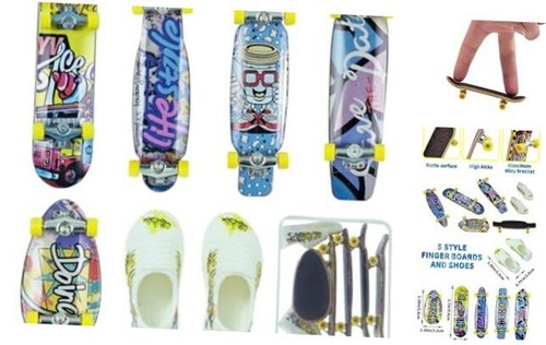 7 Pcs Fingerboard Set for Kids, Mini Finger Skateboards,Mini Finger ...