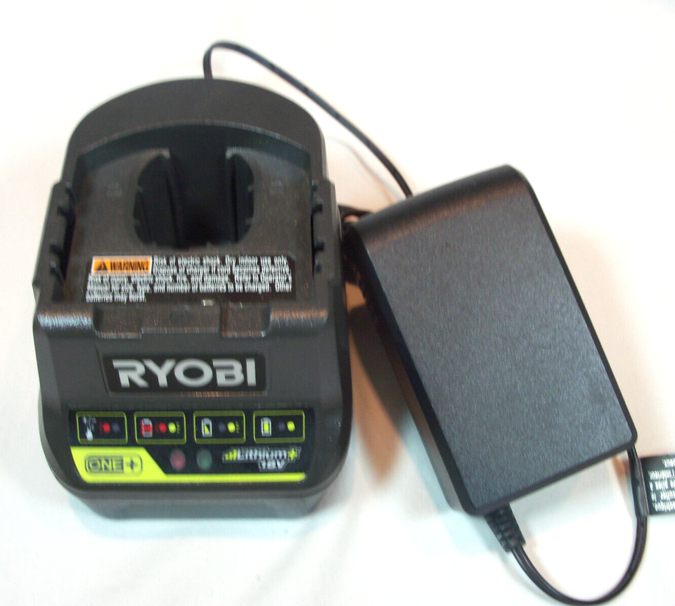Ryobi Charger P118B ONE+ 18V Lithium Dual Battery Fast - OEM Charger | eBay