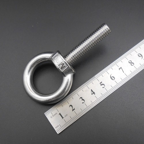 1PC M10 304 Stainless Shouldered Lifting Eye Ring Bolts Bolt 10MM X ...
