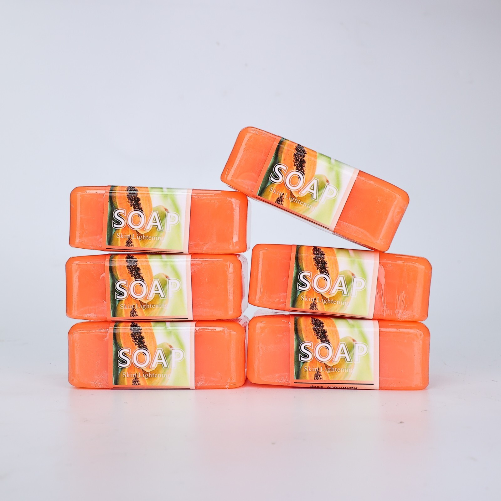 [ PACK OF 3 ] KOJIC ACID SKIN BODY FACIAL BLEACHING LIGHTEN PAPAYA SOAP ...