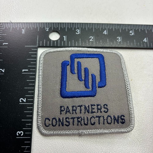 Vtg PARTNERS CONSTRUCTIONS Patch 39AI | eBay