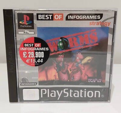 Worms (Sony PlayStation 1, 2000) Best of InfoGrames | eBay