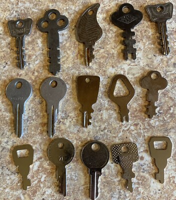 Locks & Keys - Antique Flat Keys