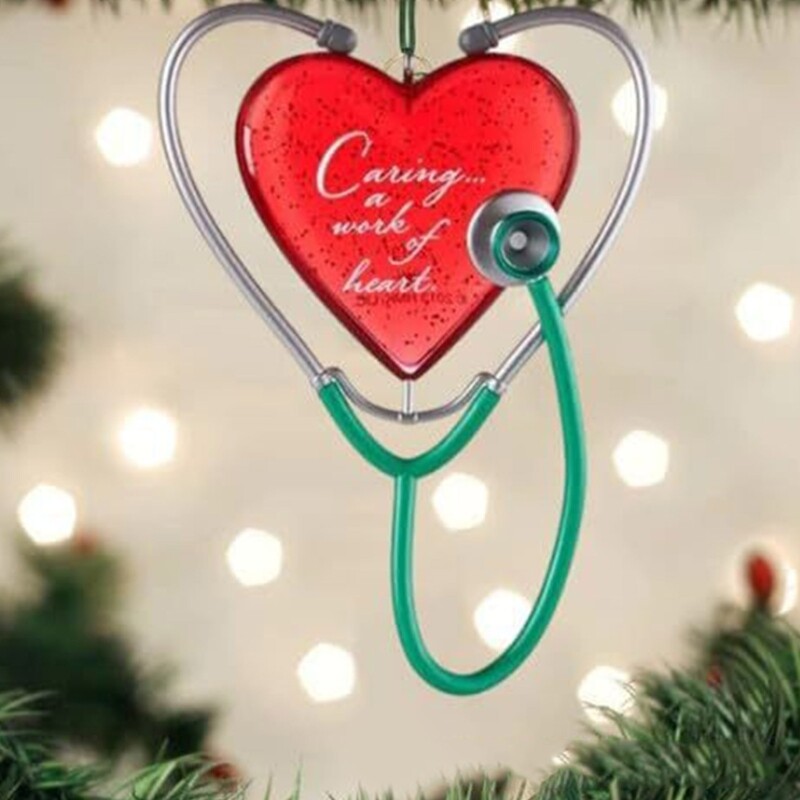 Heart Stethoscope Christmas Tree Decoration A Unique Addition to Your ...