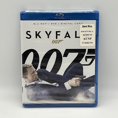 Skyfall (Blu-ray/DVD, 2013, 2-Disc Set, Widescreen) Brand New Sealed ...