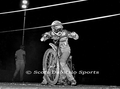 1987 Flyin Mike Faria 8 x 10 IMS Speedway Motorcycle Photo | eBay