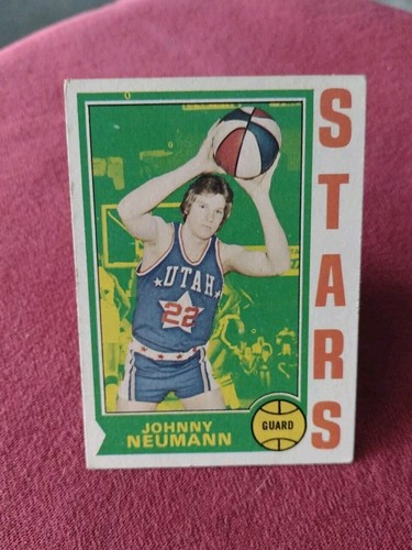 1974-75 Topps Basketball Johnny Neumann #238 Utah Stars Excellent Free ...