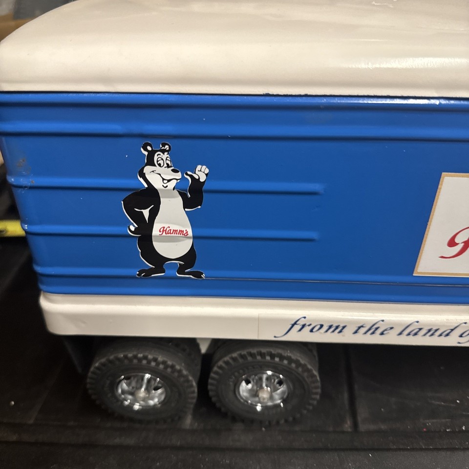 Custom Smith Miller L Mack Hamm's Beer Truck & Trailer Approx 33” | eBay