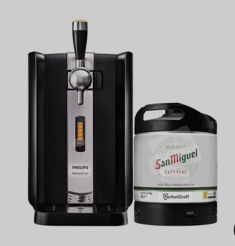 Philips Perfect Draft Home Draft Beer Machine 7000 Series + San Miguel ...