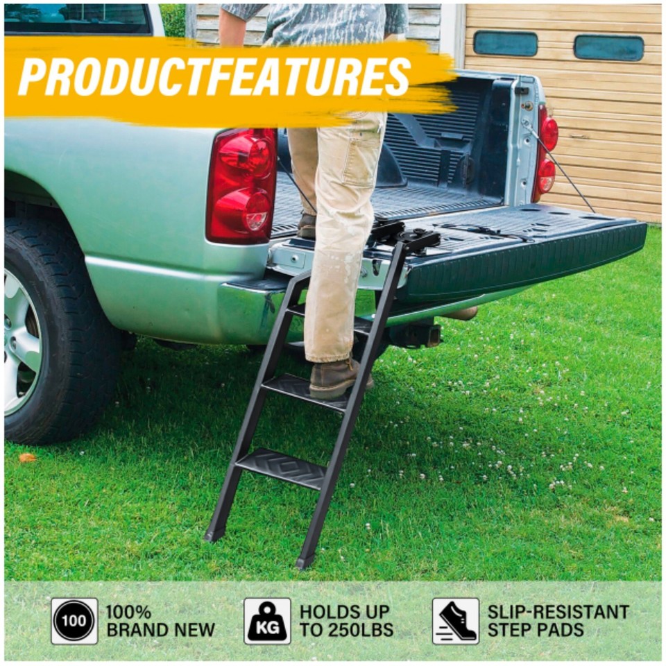 Tailgate Rotary Ladder For Mitsubishi L200 Triton 2006-2014 Auxiliary ...