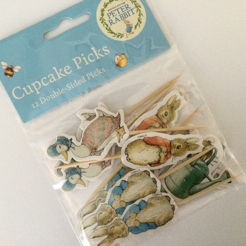 12 Beatrix Potter™ Peter Rabbit™ Character Cupcake Pick Cake ...