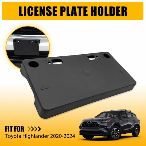 For Toyota Highlander 2020-2024 Front License Plate Frame Tag Holder ...