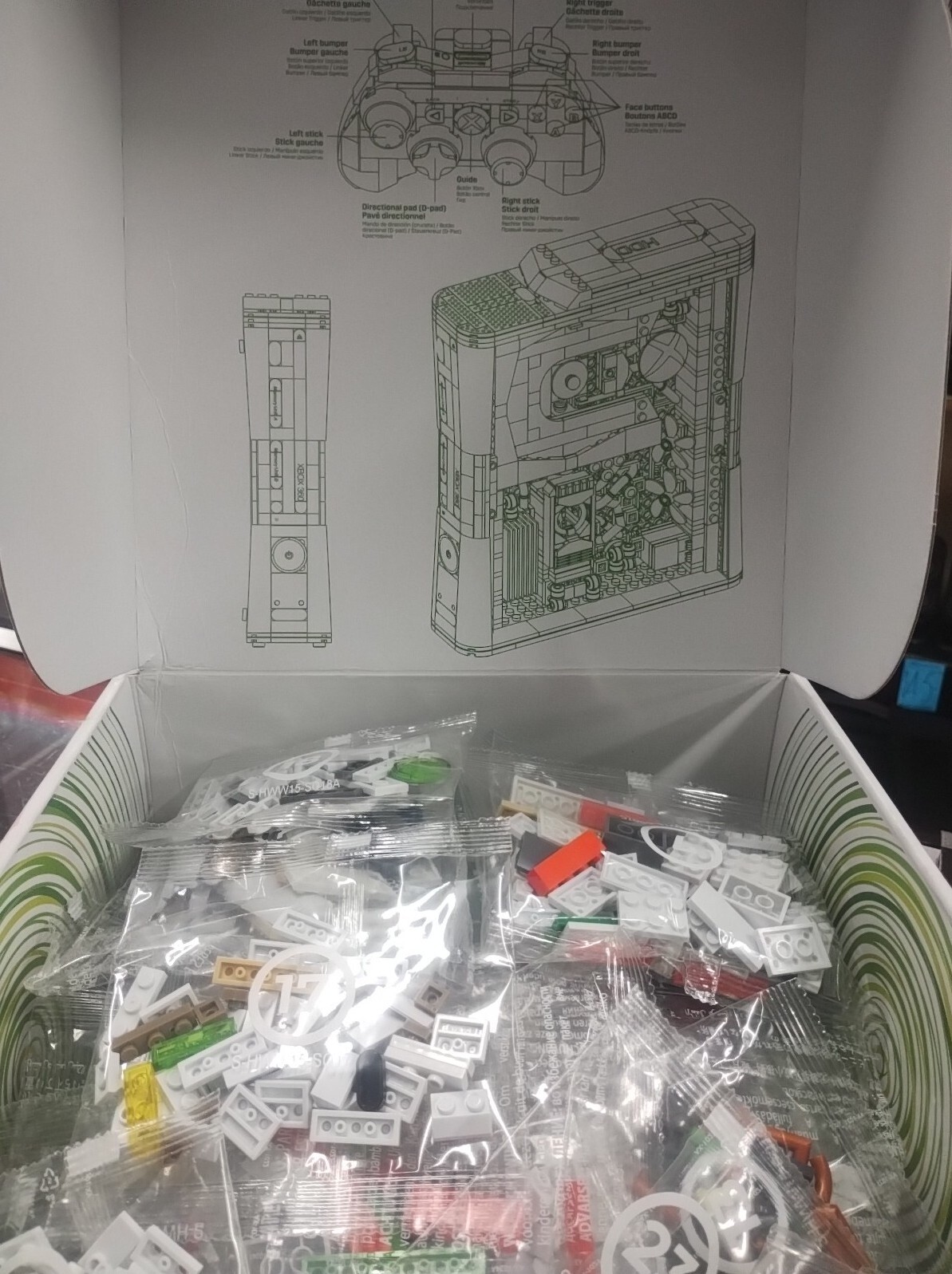 Mega Showcase Microsoft Xbox 360 Collector Building Set 1342 Pieces | eBay